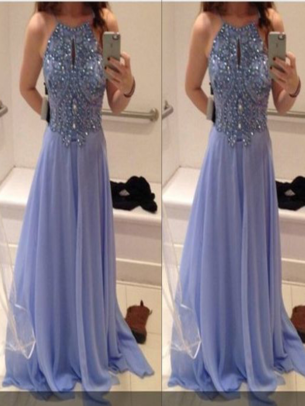 Long Custom Prom Dress, Rhinestones Prom Dress, Sparkly Prom Dress ...